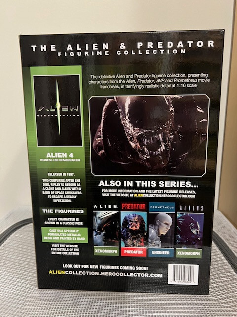 Eaglemoss Alien and Predator Collection Alien Resurrection Swimming ...