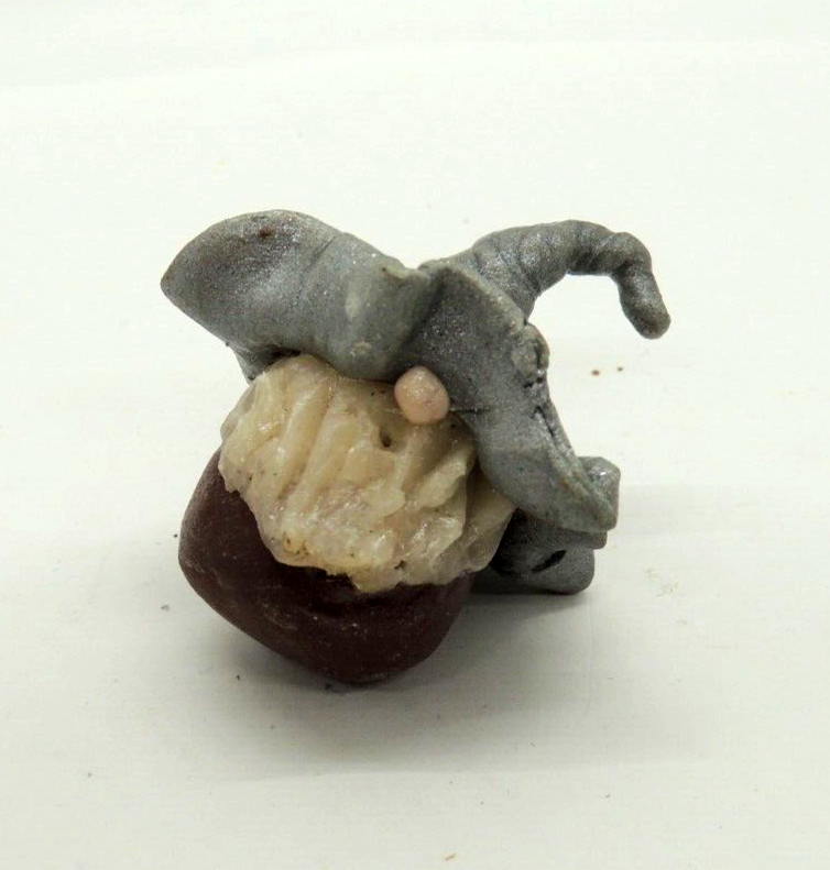 Miniature Clay Gnome Set 5 Gnomes 1 Tree Fairy Garden Diorama Fall ...