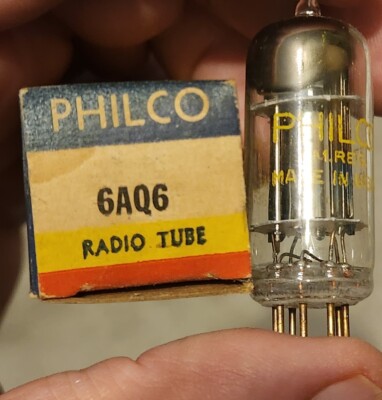 1 NOS NIB Philco 6AQ6 tube. All tests show great on my B+K 707. | eBay