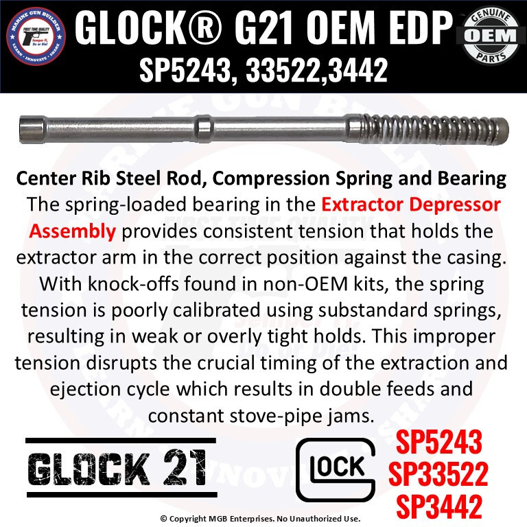 Glock 21 / 21SF .45acp Upper Parts Kit OEM Gen 1-3 G21 G21sf UPK OEM | eBay