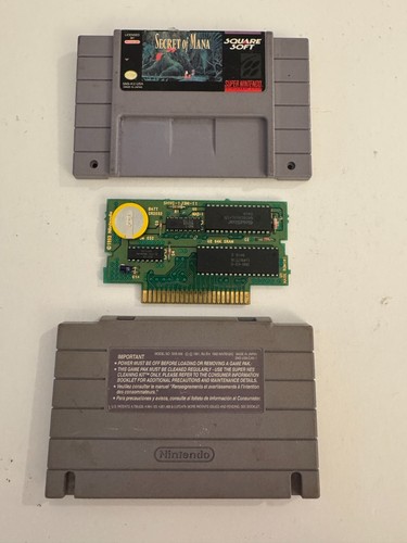 Super Nintendo SNES game: Secret of Mana (Cartridge Only. New Battery ...