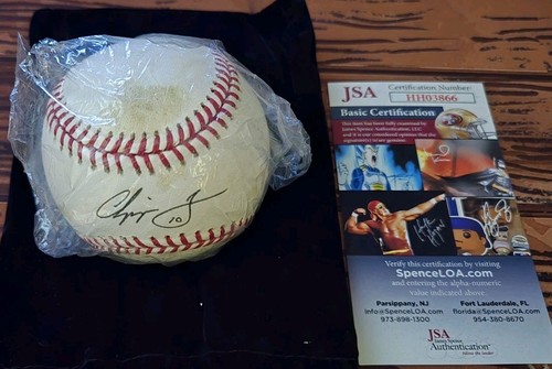 ATLANTA BRAVES CHIPPER JONES SIGNED BASEBALL JSA COA AUTHENTIC ...