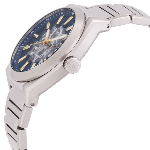 Fossil Everett Automatic Blue Dial Men's Watch ME3220 | eBay