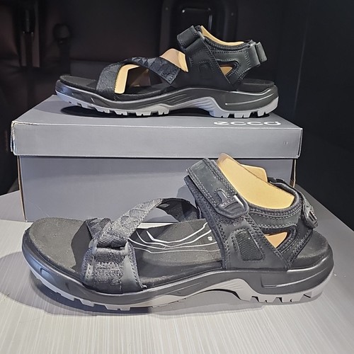 ECCO Yucatan Men’s US 14-14.5 EU 48 Black Nubuck Offroad Coast Sport ...