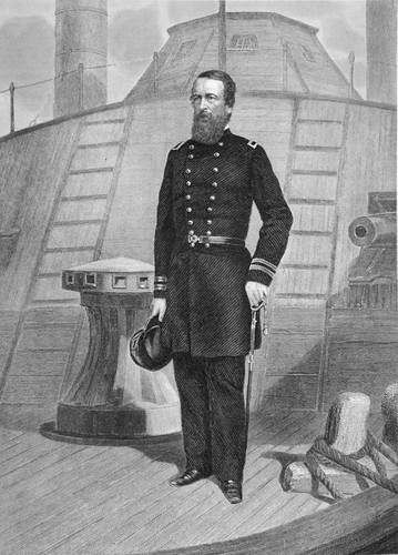 American Civil War : DAVID DIXON PORTER, U.S. Navy admiral - Engraving ...