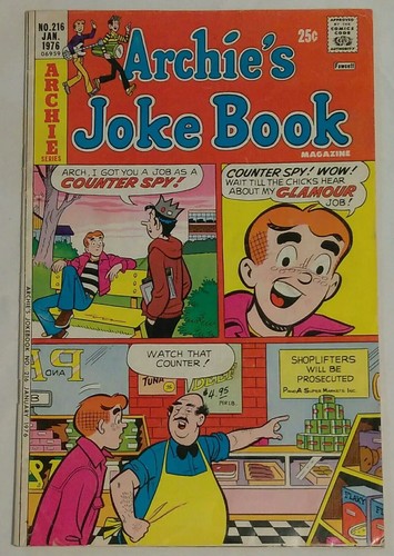 Archie's Joke Book #216 (1953 1st Series) Archie Comics | eBay