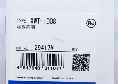Brand XWT ID08 Remote Terminal Module New In Box XWTID08 Omron XWT-ID08 ...
