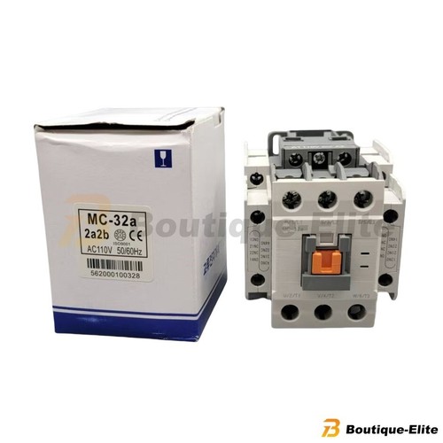 AC MC-32a contactor 2NO 2NC 120V 32A used for LS IS MC 3P AC contactor ...