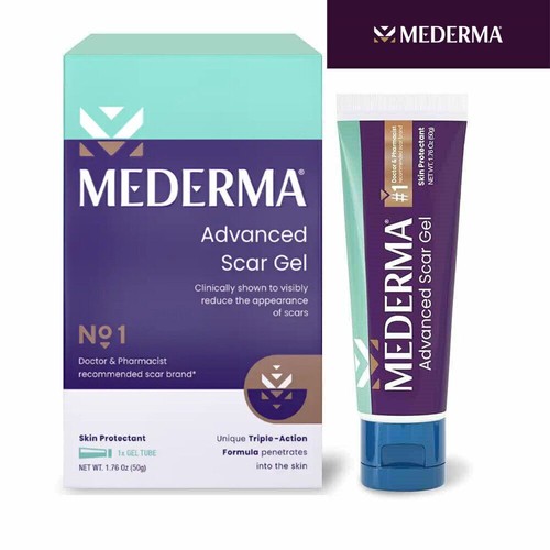 Mederma Advanced Scar Gel 50g Cream Treatment Skin Care Old & New Scars ...
