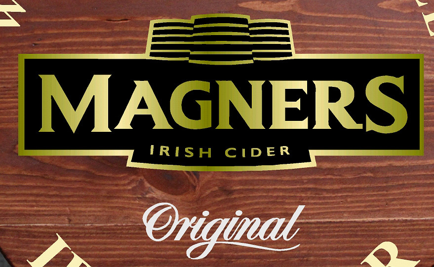 Magners Irish Cider - Barrel End Style Wooden Pub Sign - Cider Drinkers ...