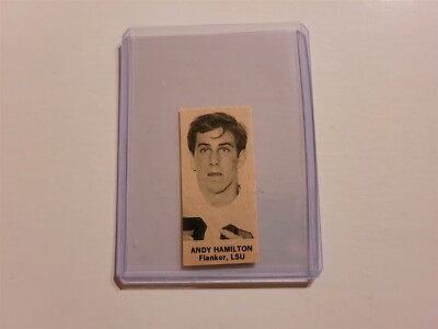 Andy Hamilton LSU University 1971 College Football CO Panel | eBay