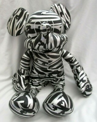Unisex Disney Mickey Mouse 18" Zebra Plush Backpack Licensed Product ...