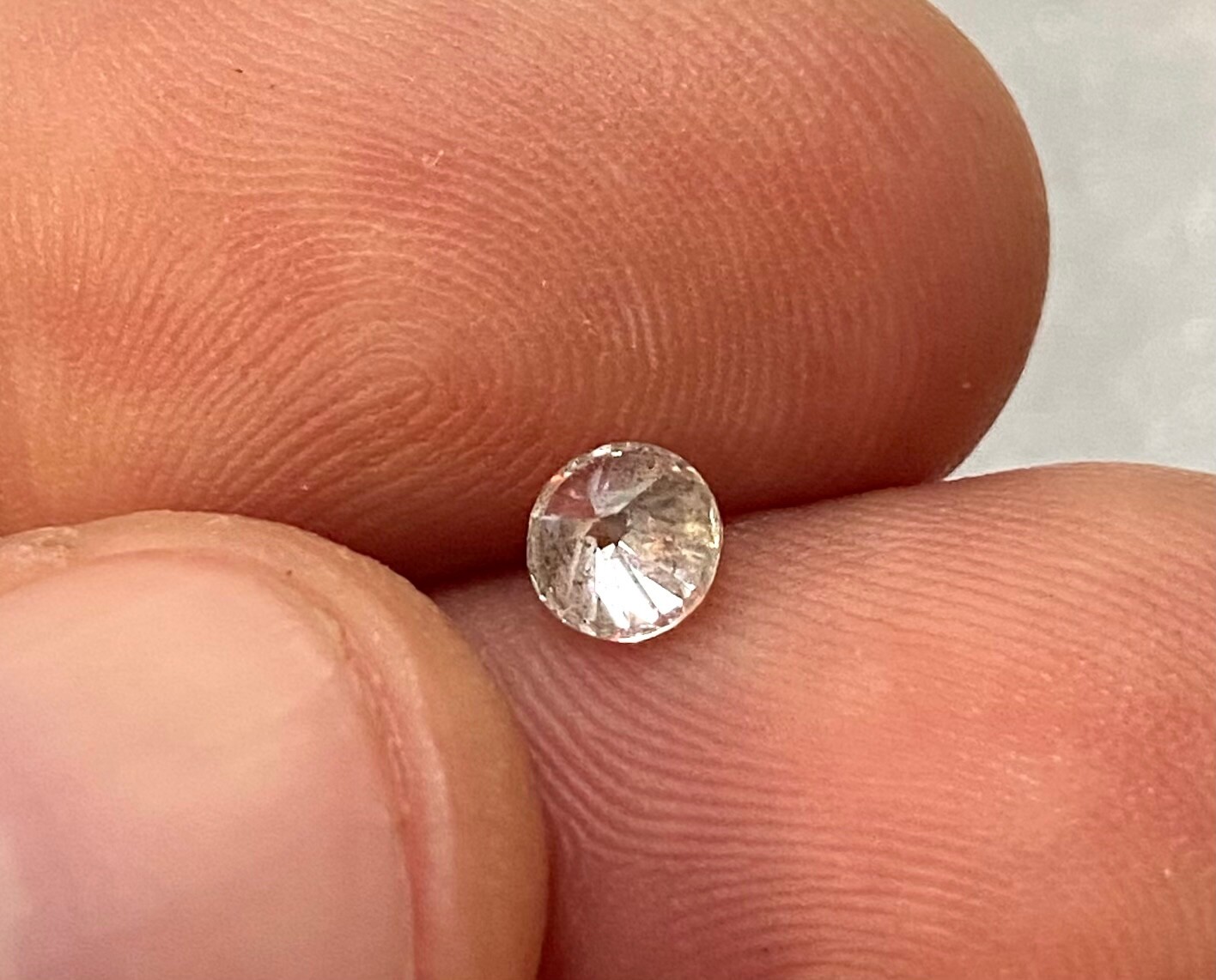 Sparkly 0.50ctw Light Silver SI2 Round Brilliant Natural Enhanced ...