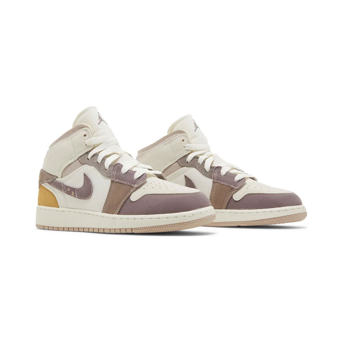 Air Jordan 1 Mid (GS) SE Craft DZ4466-102 Taupe Haze/Fossil Stone/Haze ...