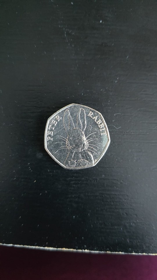 Very Rare Half Whisker Peter Rabbit 50p Coin Beatrix Potter 2016 | eBay UK