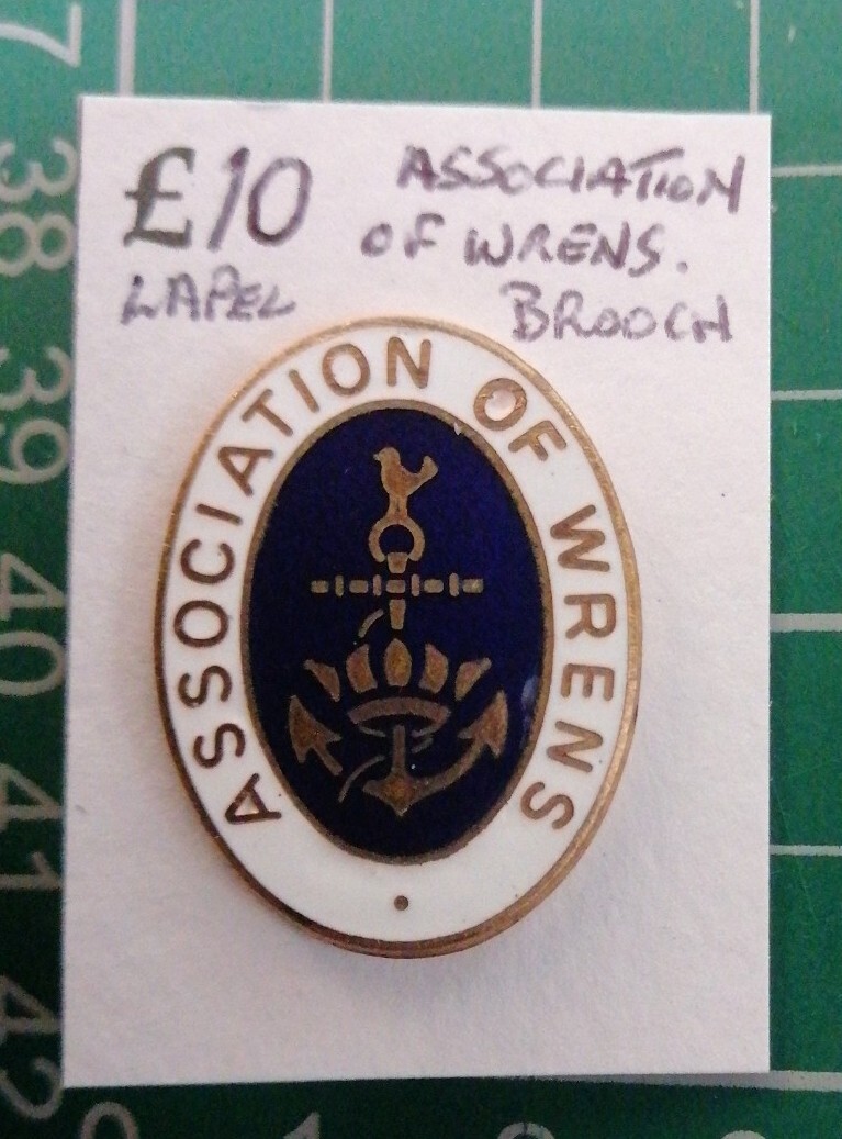 Association of WRENS Enamel Brooch Lapel Badge. | eBay UK