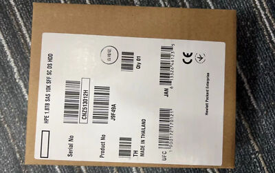 J9F49A 787649-001 HPE MSA 1.8TB 2.5" SAS 10K 12G SFF BC HDD Hard Drive ...