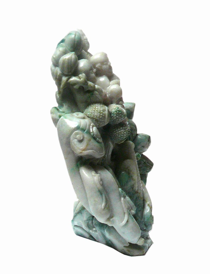 Chinese Natural Jade Stone Carved Display Art vs057 | eBay