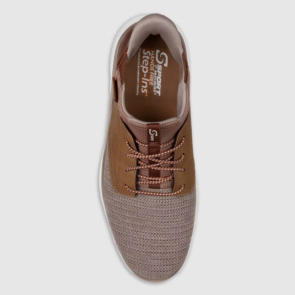 S Sport by Skechers Men's Donovan Step-Ins Sneakers - Light Brown 11 | eBay