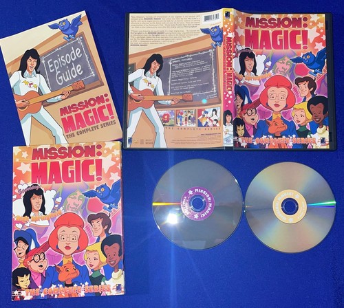 OOP Mission:Magic (Animated/Rick Springfield)2X DVD Complete Series w ...