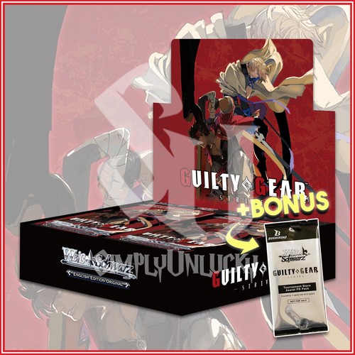 WEISS SCHWARZ TCG: GUILTY GEAR -STRIVE- Booster Box +TOURNAMENT PACK IN ...