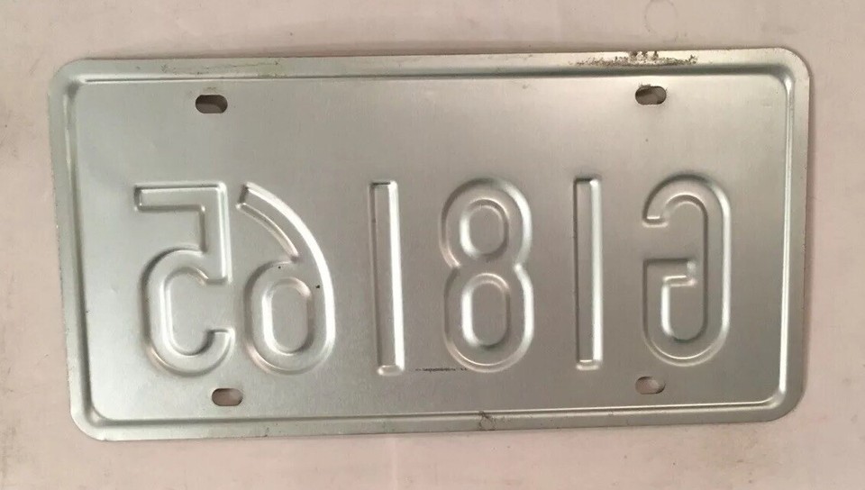 G GOVERNMENT POLICE license plate State Govt Official Sheriff Trooper ...