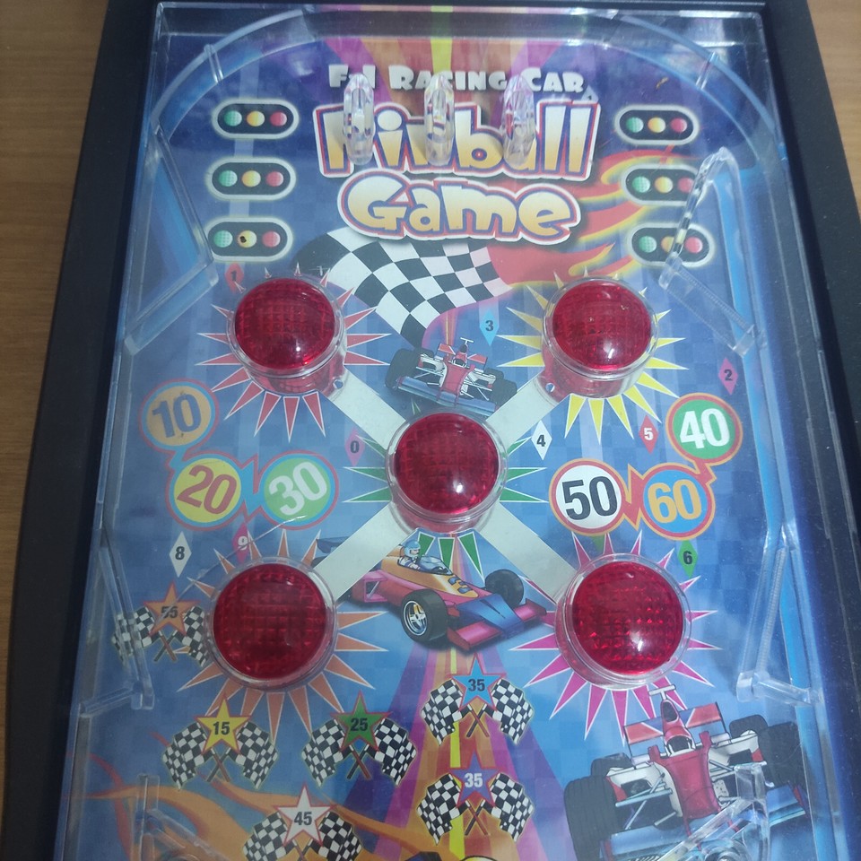 Pinball Machine Electronic lights Tabletop Pinball Game, 16.5 Inch ...
