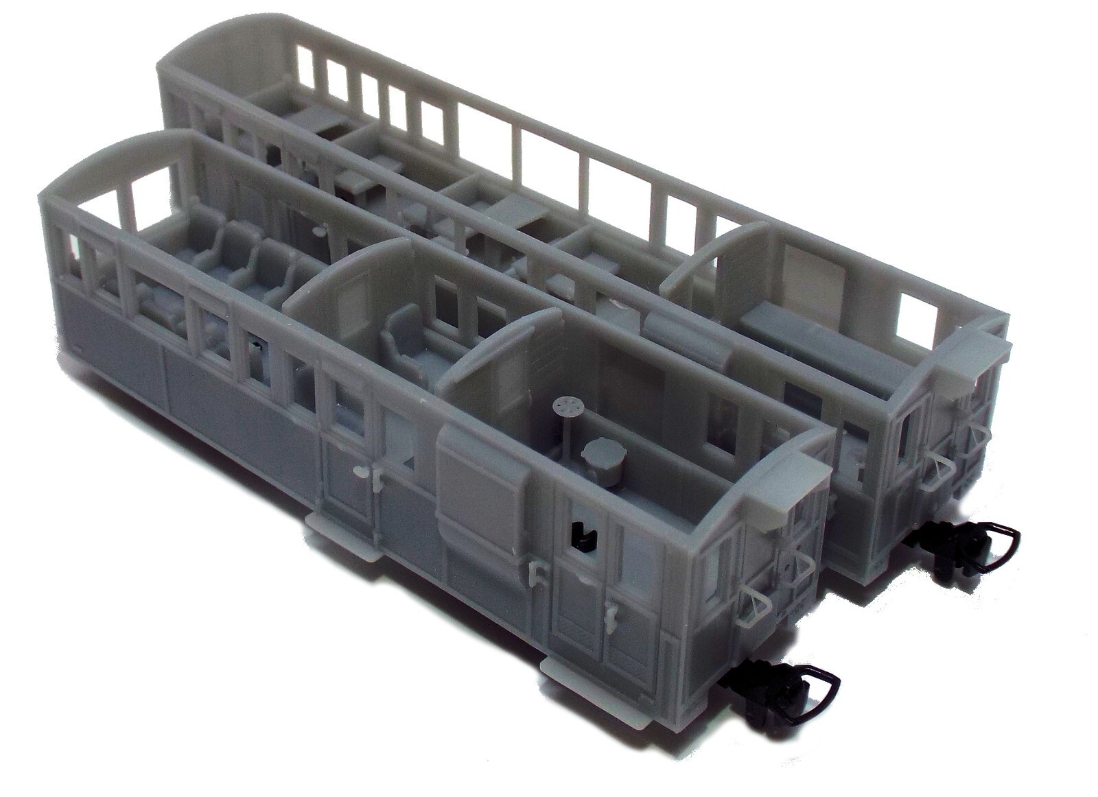 Fourdees Ltd Ffestiniog Railway Carriages 11 and 12 009 / OO9 Scale Kit ...