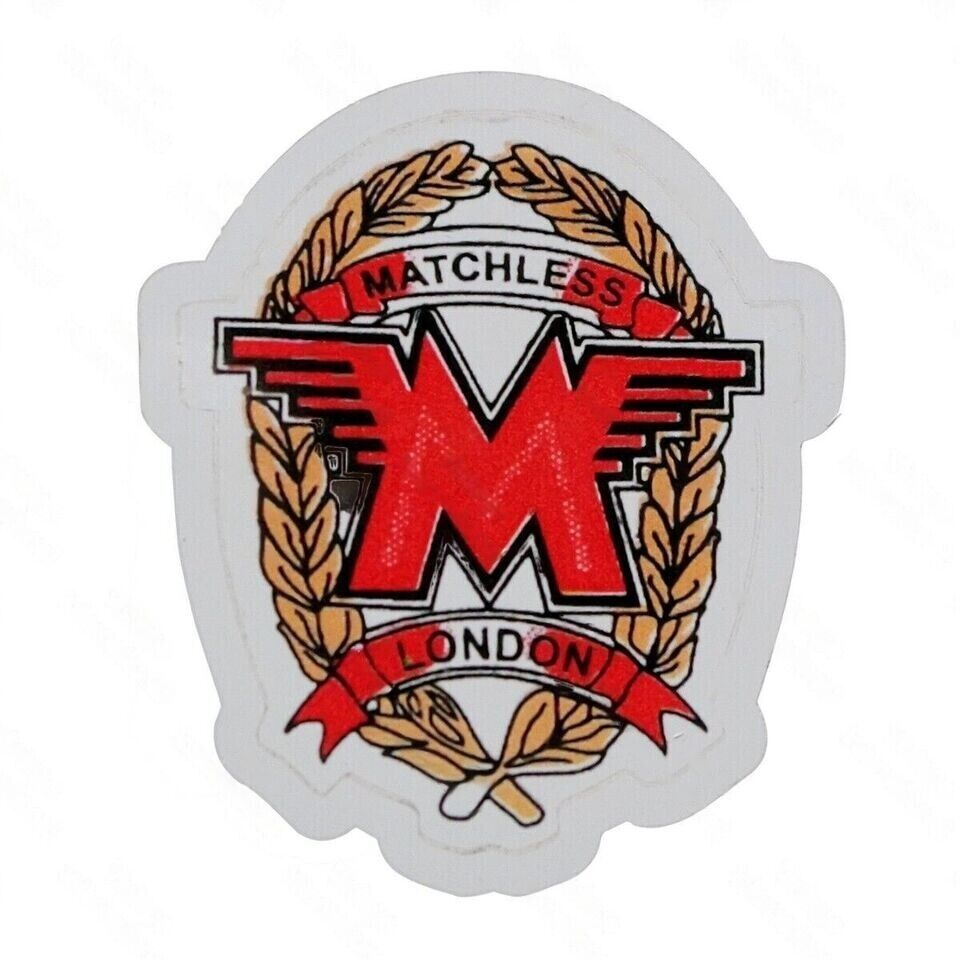GENUINE MATCHLESS MOTORCYCLE LONDON STICKER DECAL BSA INDIAN ARIEL CAFE ...