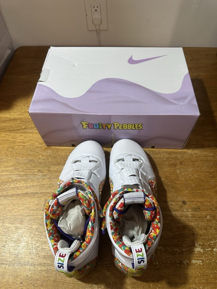 Men Size 6.5-15 Nike Zoom Lebron IV “Fruity Pebbles” Basketball Shoe ...