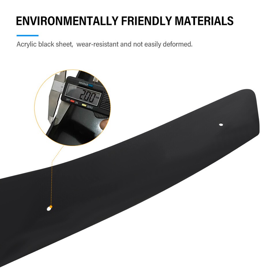 Smoke Bonnet Protector Stone Guard Accessories For Toyota Hilux 2011 ...