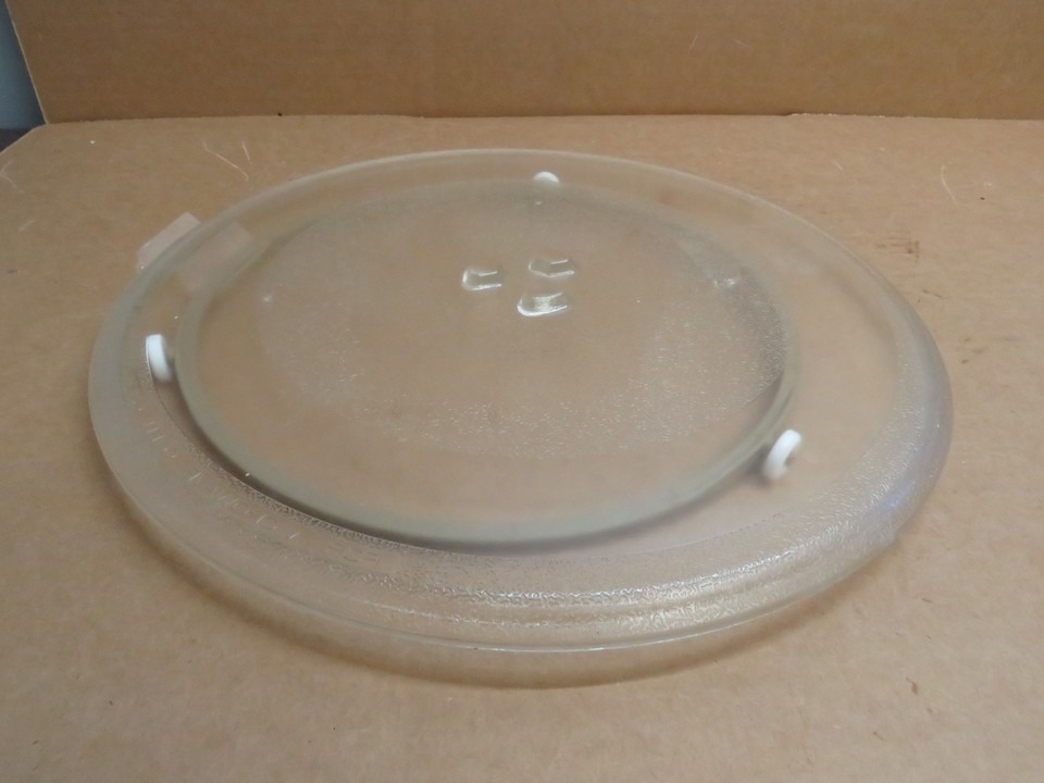 GE Microwave Glass Turntable+Support Ring Part # WB49X10129 WB06X10705 ...