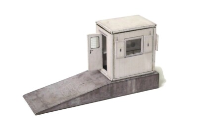 SECURITY HUT / GATEHOUSE CARD KIT OO SCALE MODEL RAILWAY 1:76 DIECAST ...
