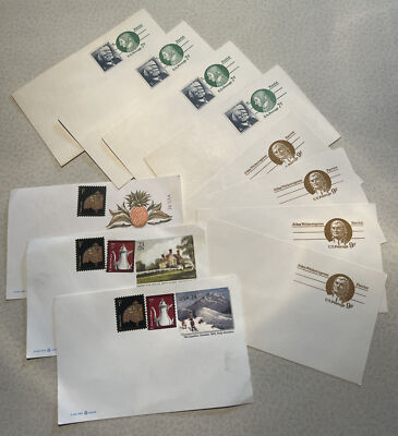 Lot of 11 Prepaid Postcards Unused Vintage 7c 9c John Witherspoon | eBay