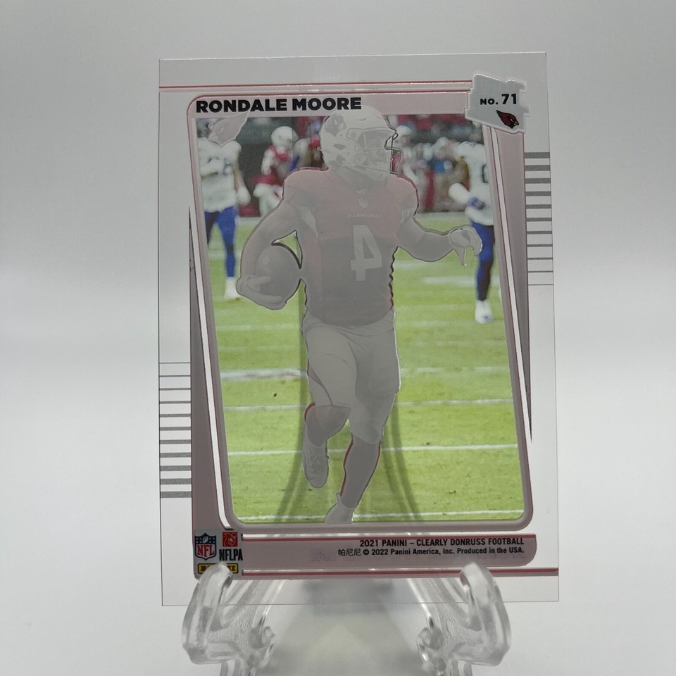 Rondale Moore 2021 Panini Clearly Donruss Purple Rated Rookie #71 | eBay