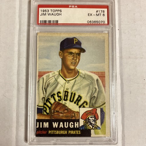1953 Topps #178 Jim Waugh PSA 6 P2 | eBay