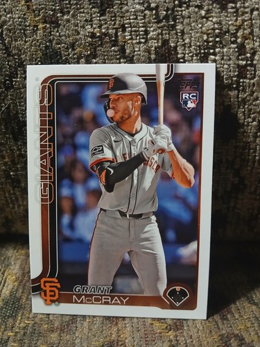 2025 Topps Series 1 Baseball Grant McCray #213 RC San Francisco Giants ...
