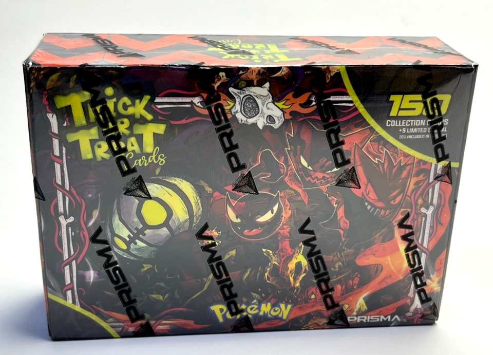 2025 BOX POKEMON HALLOWEEN 2 TRICK OR TRADE PRISMA Cards 150/150 Glow ...