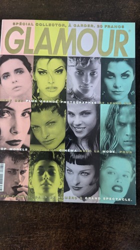 glamour french may 1992 linda evangelista shana zadrick eva herzigova ...