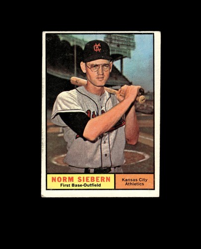 1961 Topps 267 Norm Siebern VG #D1,399481 | eBay