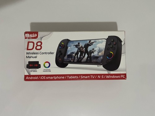 BSP D8 Wireless Controller Manual Transparent Phantom RGB - IOS ...