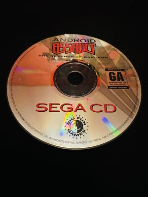 Android Assault: The Revenge of Bari-Arm Sega CD Disc Only 10086044454 ...