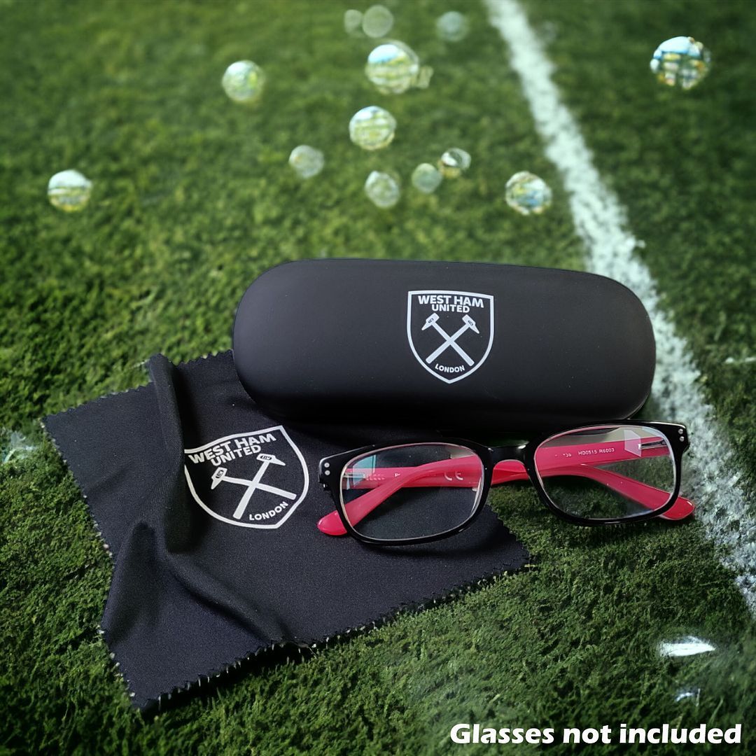Official Football Glasses Case & Cloth in Presentation Gift Pack ...