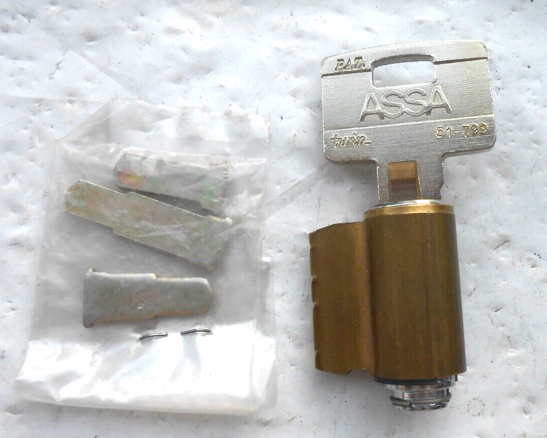 ASSA KIK Lock Cylinder with TWIN 51 799 Key Blank - Locksport Locksmith ...