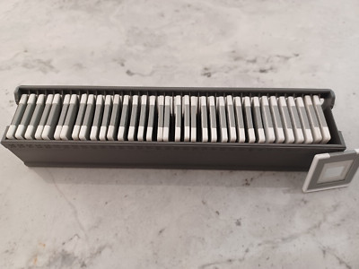 Vintage Minox projector slide tray (110) with 36 empty slide holders | eBay