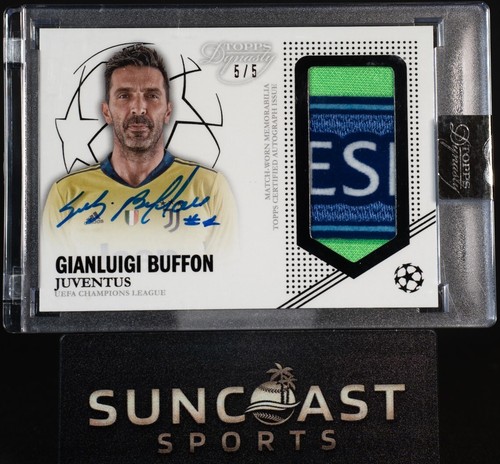 2022-23 Topps Dynasty UEFA Gianluigi Buffon Premium Patch Auto 5/5 ...