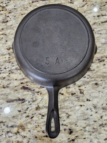 Vintage BSR Birmingham Stove & Range Red Mountain #5 Cast Iron Skillet ...