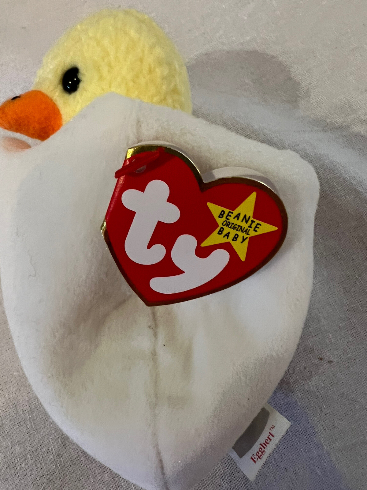 TY Beanie Baby EGGBERT the Egg & Chick Plush (6 inch) Stuffed Animal ...