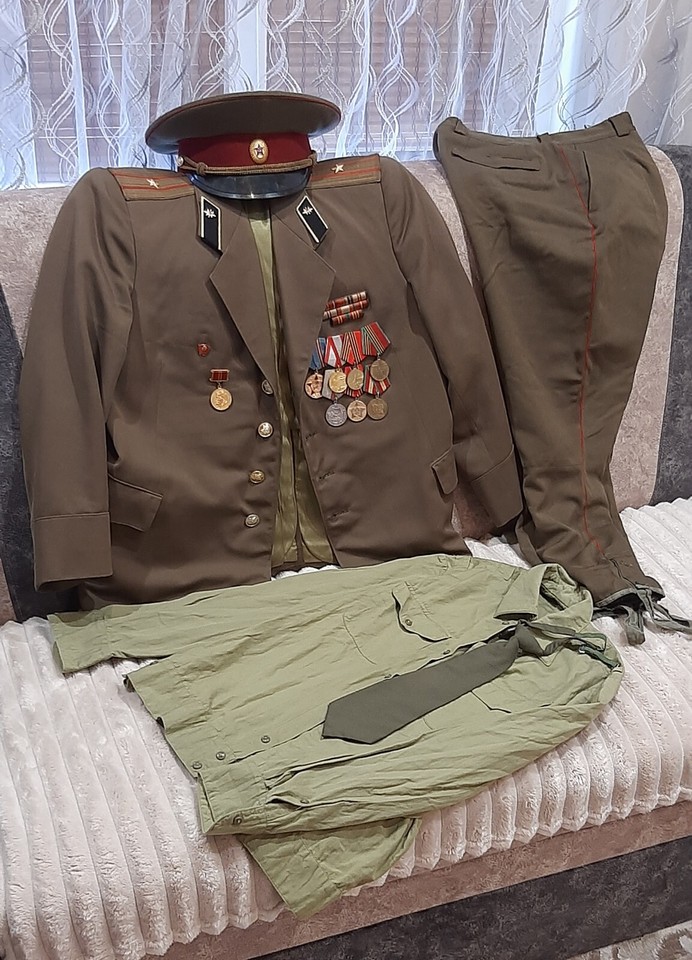 Soviet Vintage Military Uniform Army Officer Major.USSR.ORIGINAL | eBay