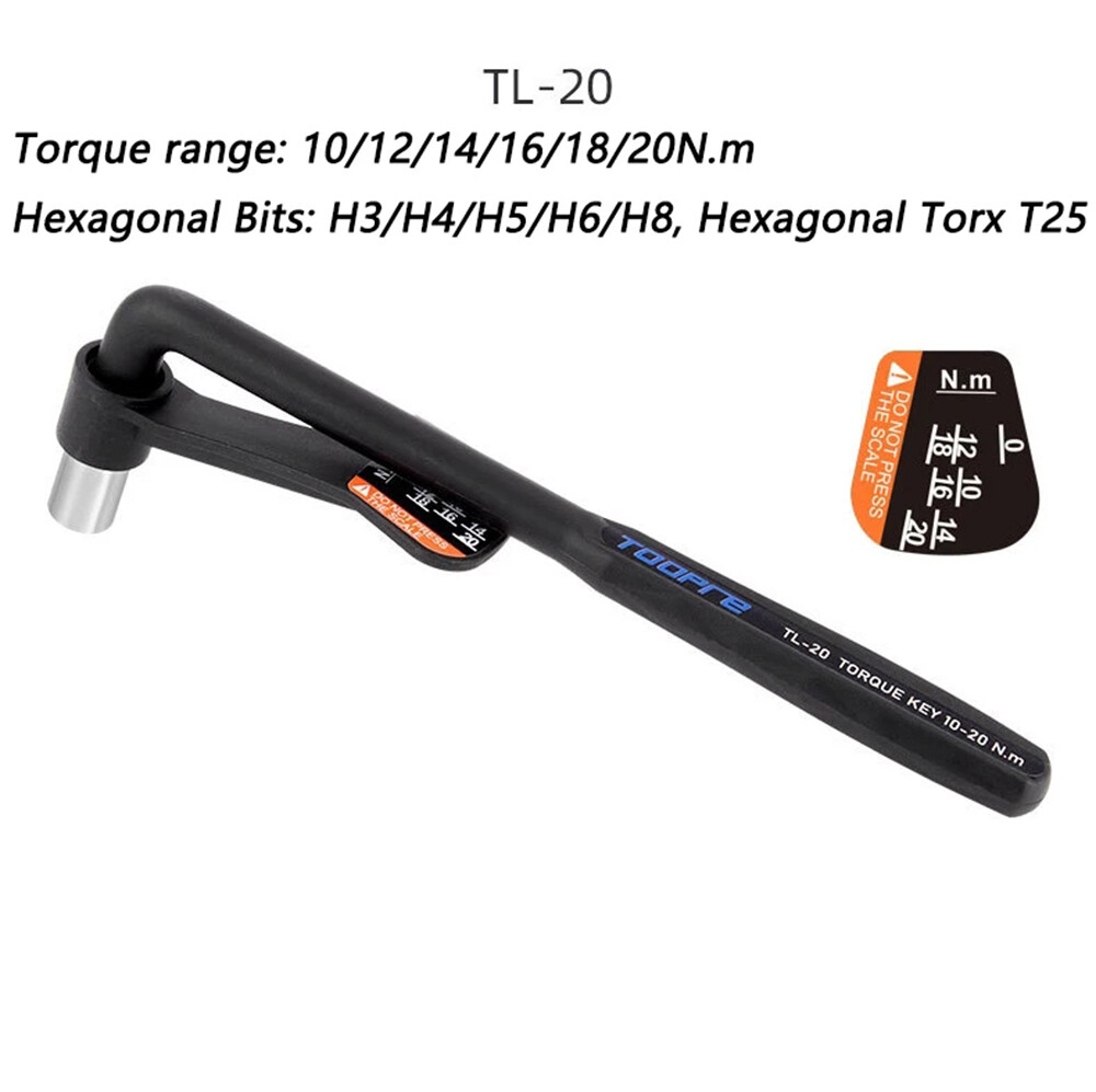 Bike Bicycle Torque Wrench Allen Key Tools Socket Set Fit for 3Nm-10Nm ...